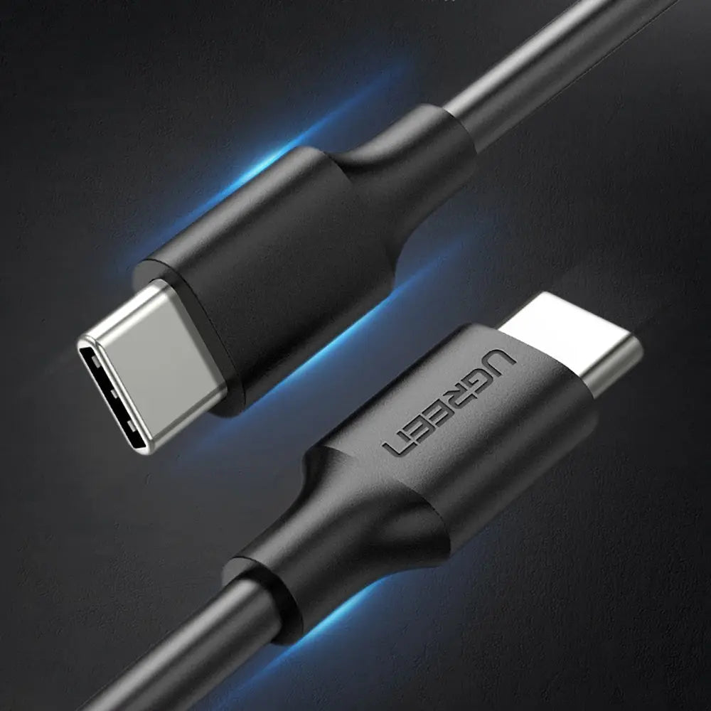 UGREEN USB-C to USB-C (60W) PD Fast Charging Cable 1m - Black - TECH – TECH VERGE