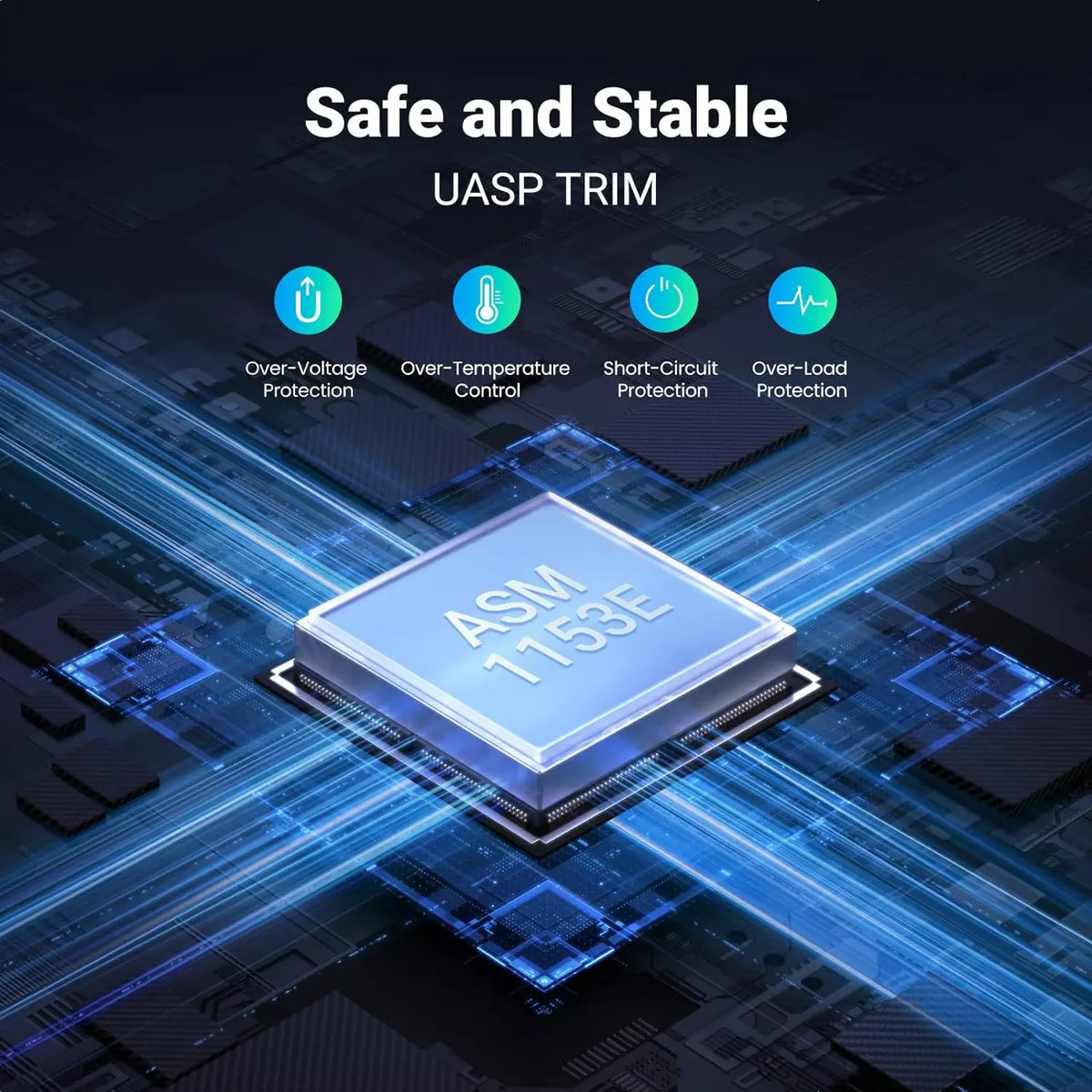 علبة محرك الأقراص الصلبة USB 3.0 من UGREEN مع كابل USB 3.0 - TECH VERGE