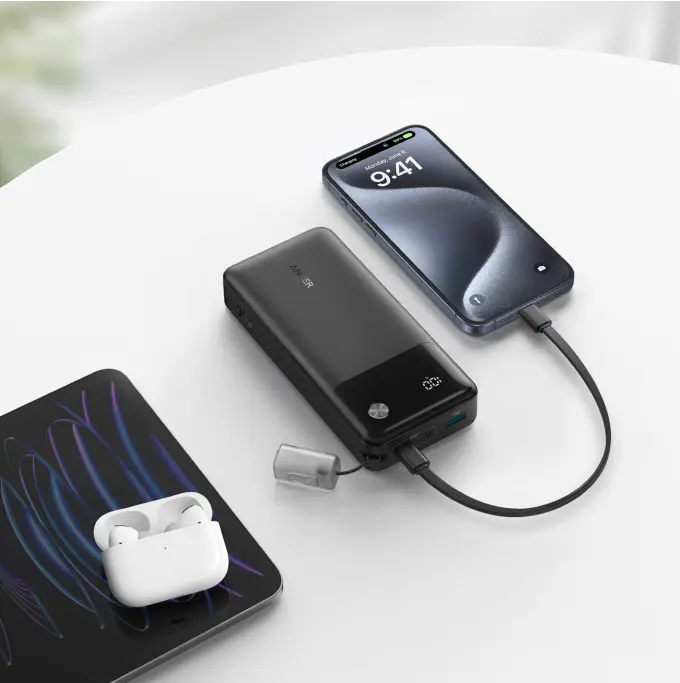 Anker Power Bank 20,000mAh (30W) - Black - TECH VERGE