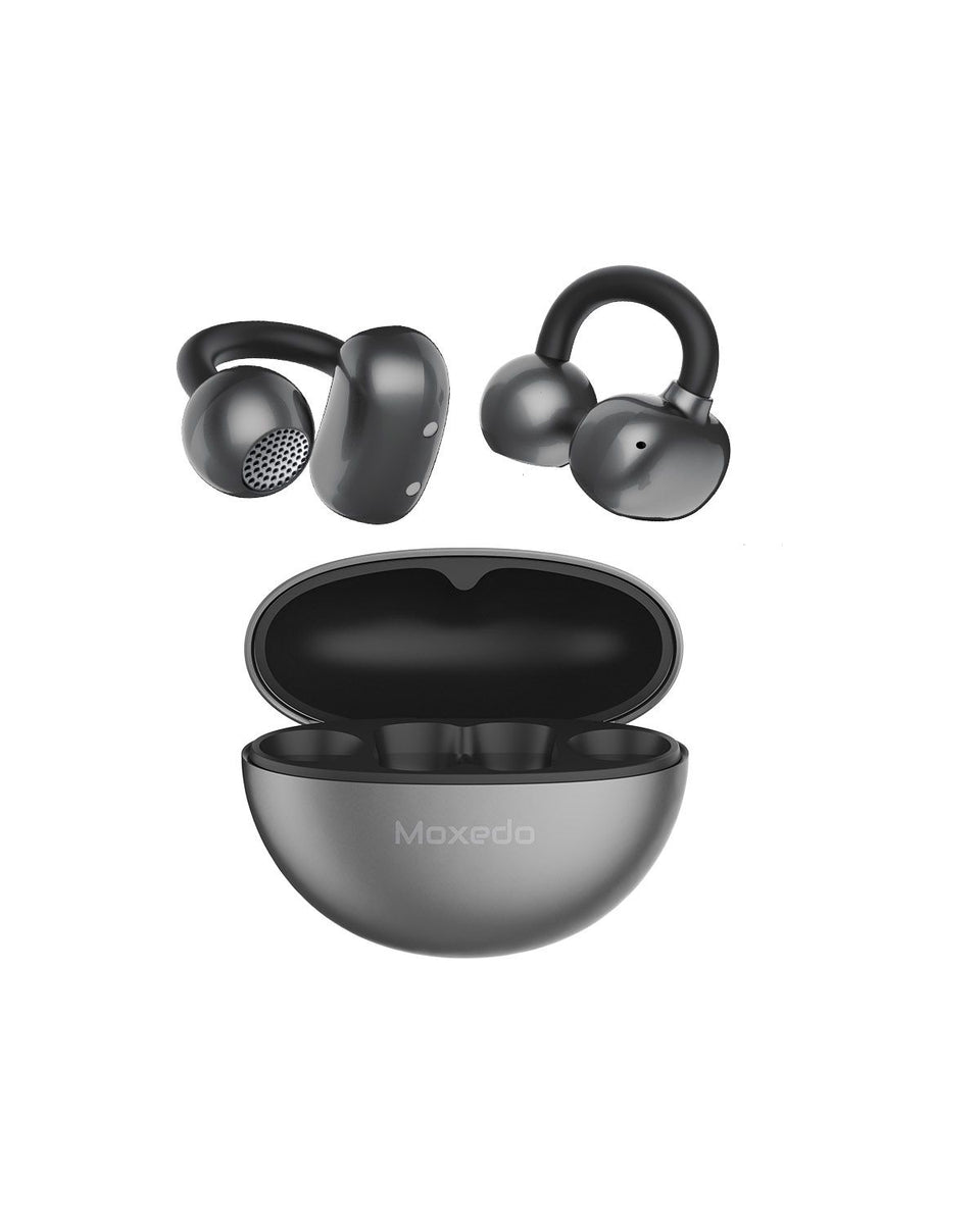 Moxedo S8 Wireless Earbuds Dual Device Connection, 6H Playtime, Curved ...