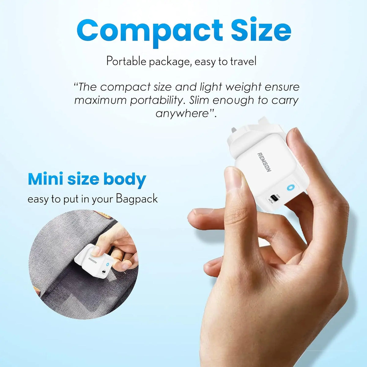 ( Apple Certified) Remson Duo Pack iPhone 20W PD Wall Charger with ...