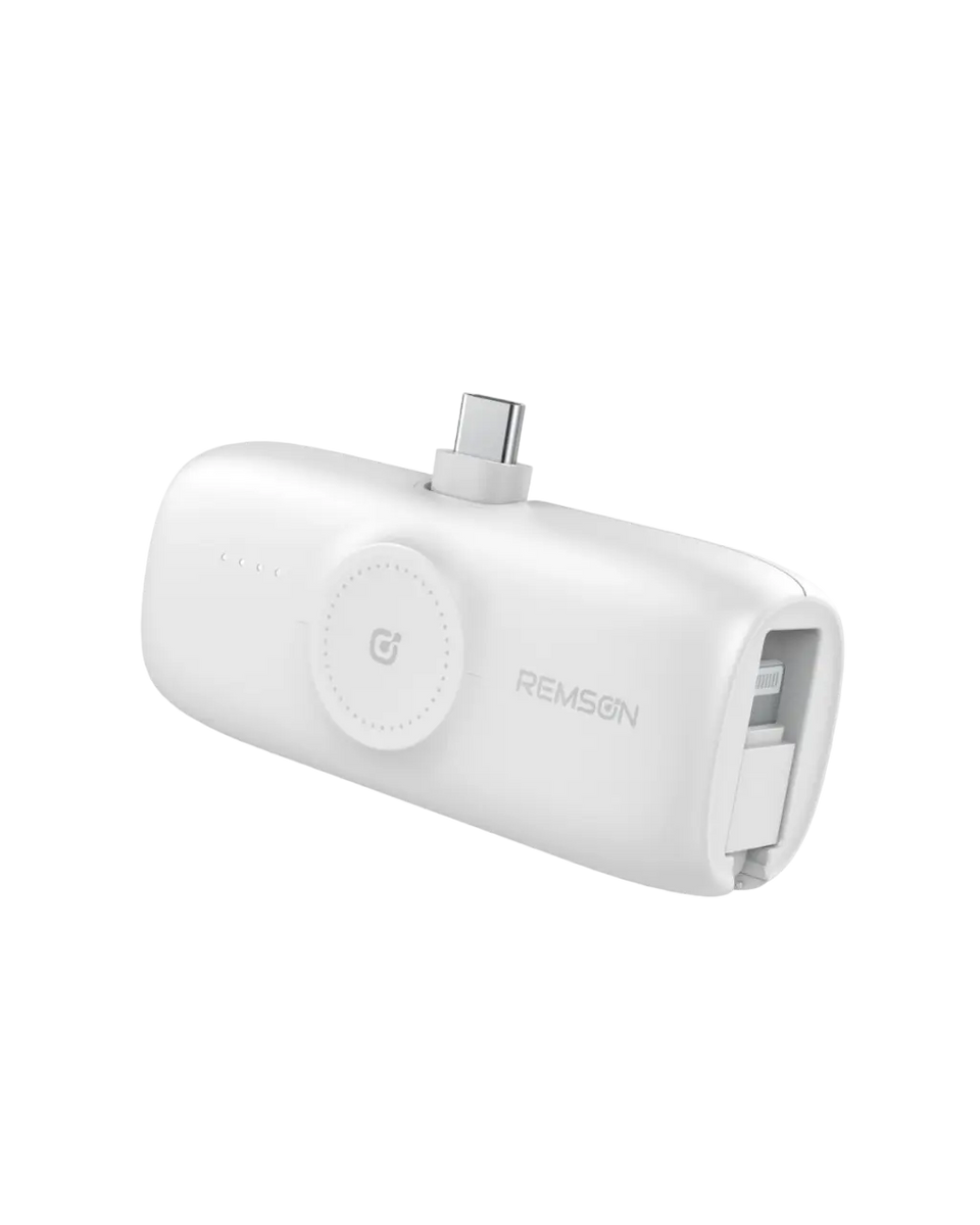 Remson Revo Charge 5000 mAh Nano Power Bank Wireless Charger Dual ...